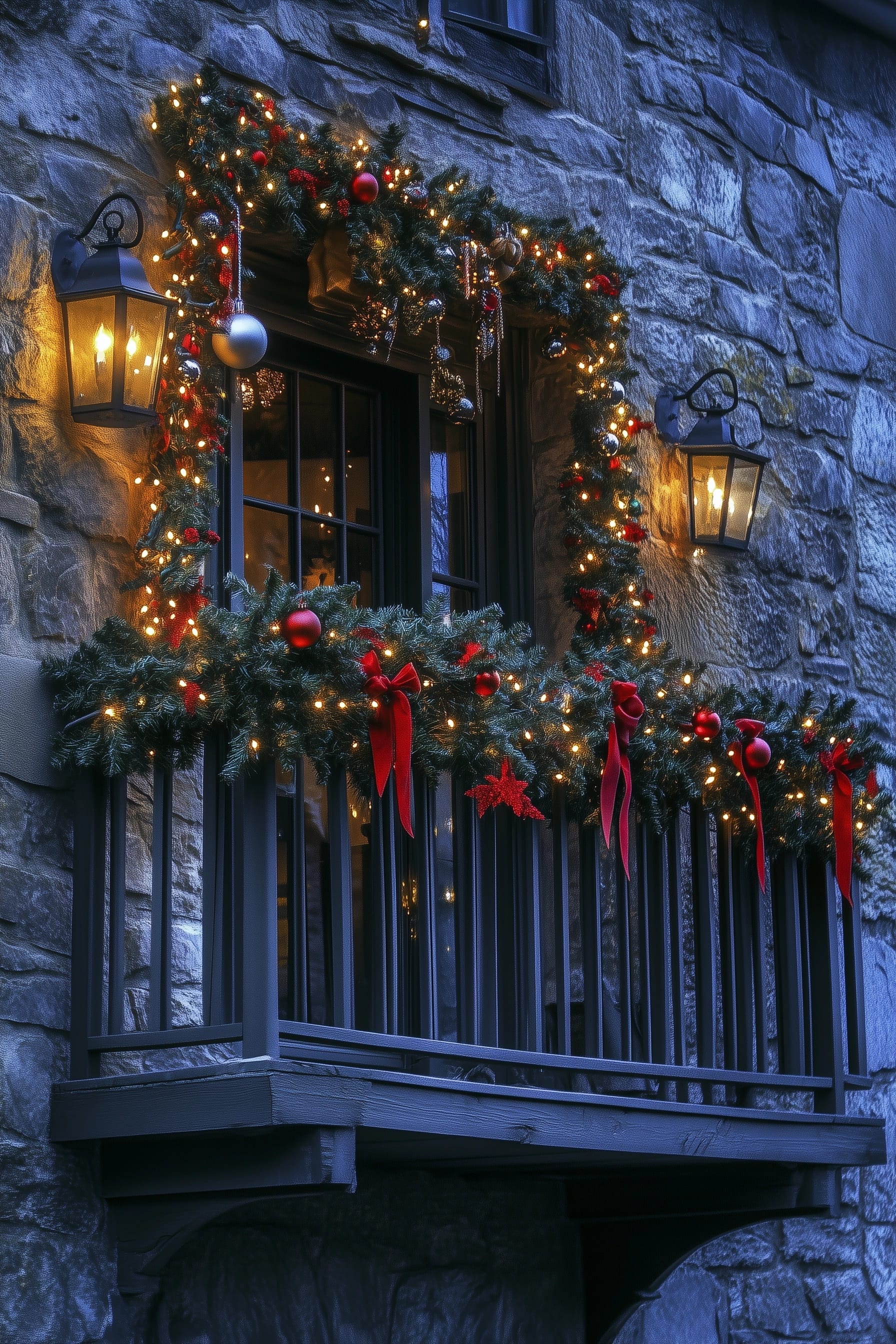 17 Easy Small Apartment Christmas Balcony Decor Ideas 17 Easy Small Apartment Christmas Balcony Decor Ideas