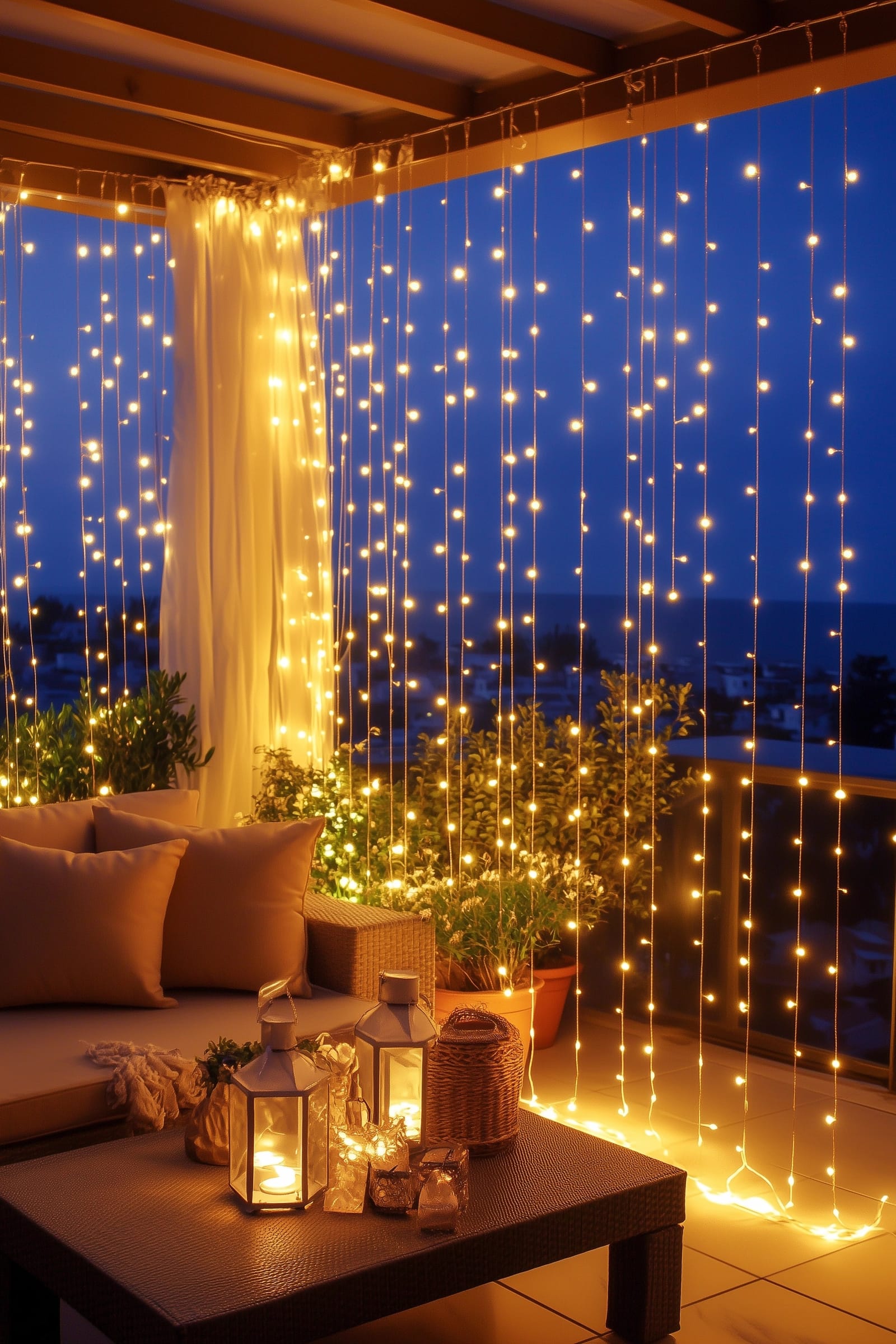 17 Easy Small Apartment Christmas Balcony Decor Ideas