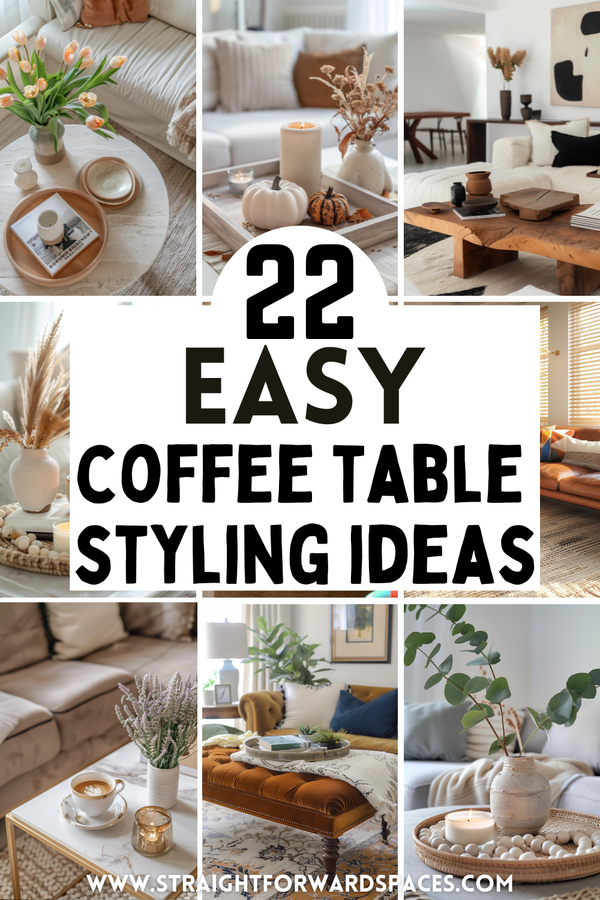 22 Easy Coffee Table Decorating Ideas That Look Cute (2024)
