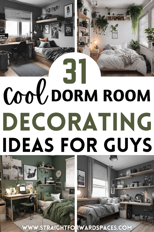 31 Cool College Dorm Room Decorating Ideas For Guys