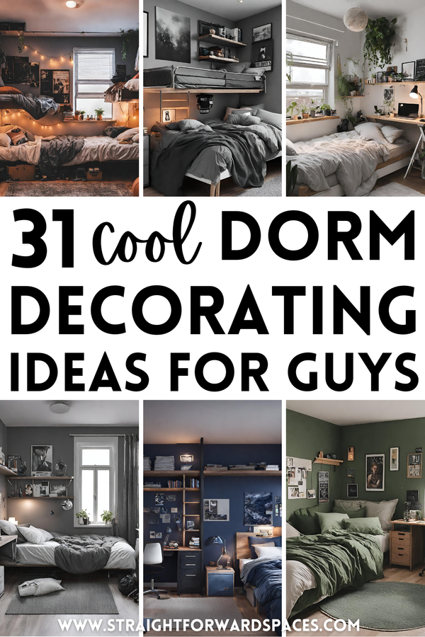 31 Cool College Dorm Room Decorating Ideas For Guys