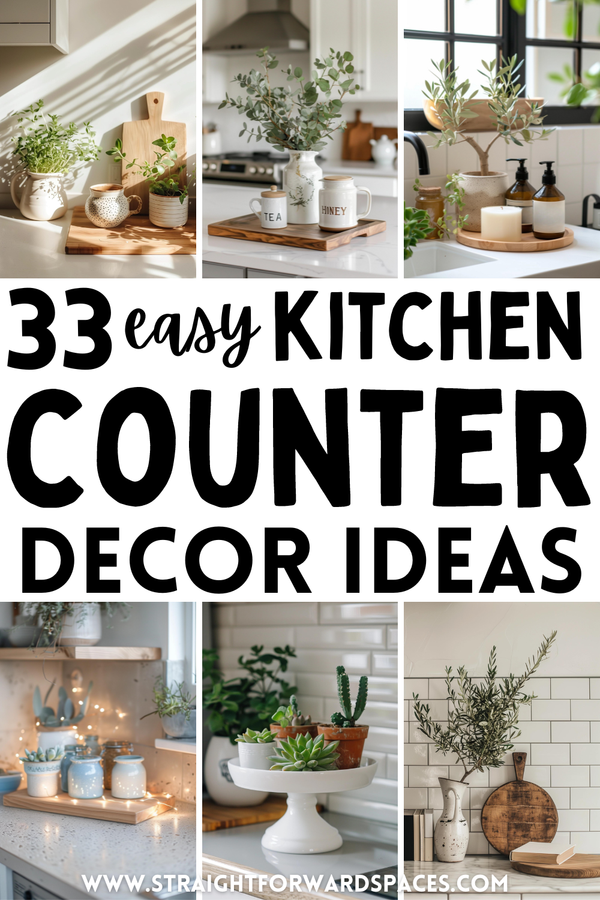 33 Simple Kitchen Counter Decor Ideas You Need To Recreate