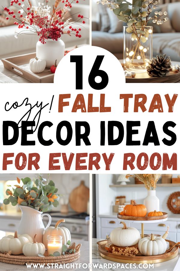 16 Cozy DIY Fall Tray Decor Ideas That Are Simple