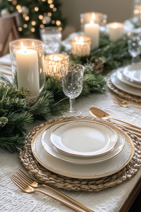 20 DIY Christmas Table Settings That Are Affordable